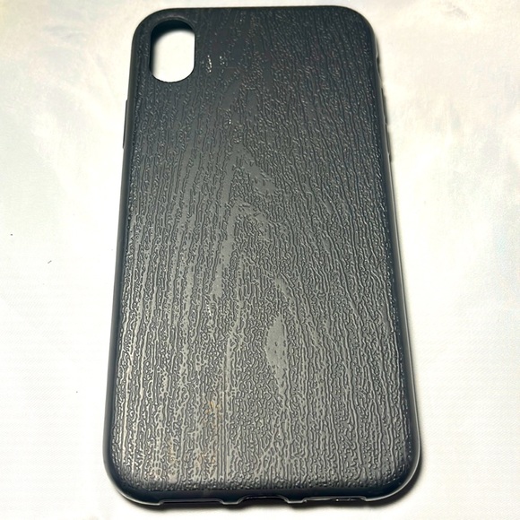 Cell Phones & Accessories | Iphone Xr Wood Textured Case Black | Poshmark